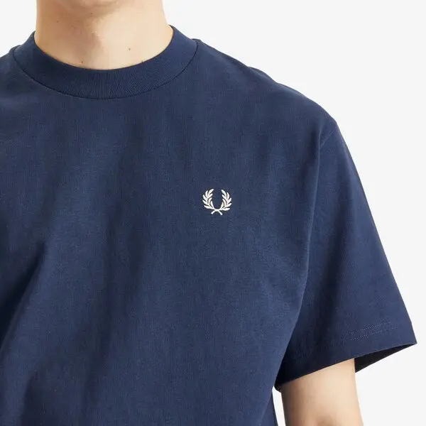 Fred Perry Embroidered Champion T-Shirt - Tennis Blue